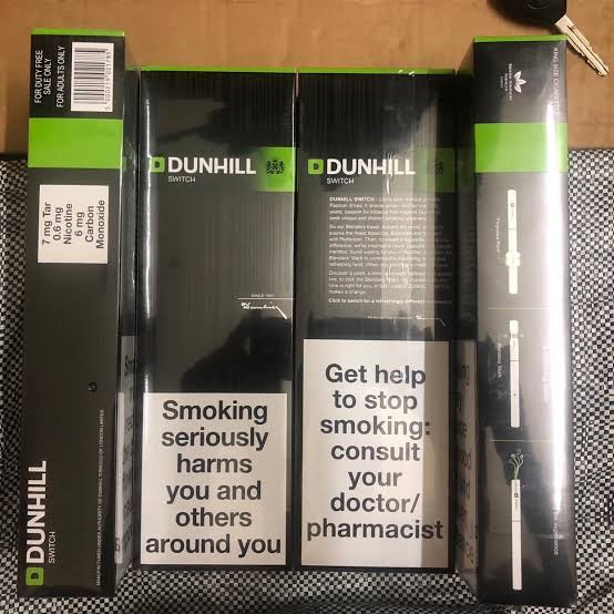 Dunhill Switch (Pkt Price Rs. 280) 20 Cigarettes, *Minimum Order Rs ...